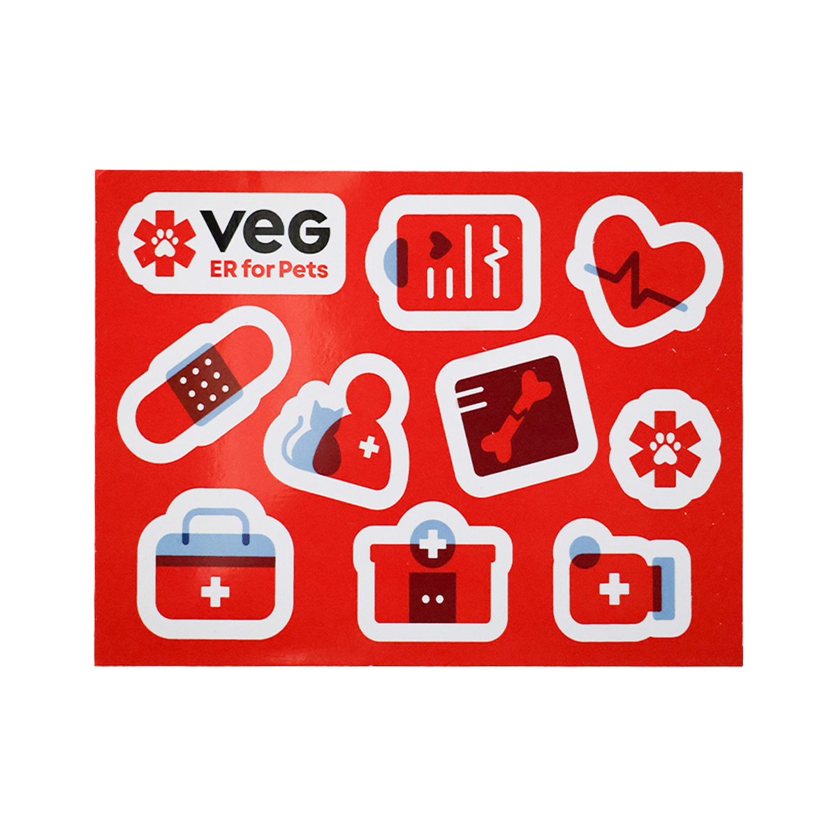 Medical Sticker Sheet | Veterinary Emergency Group Store