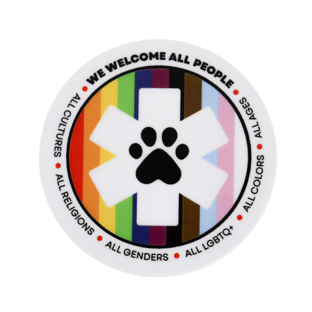 DEI Decal 2.5" | Veterinary Emergency Group Store
